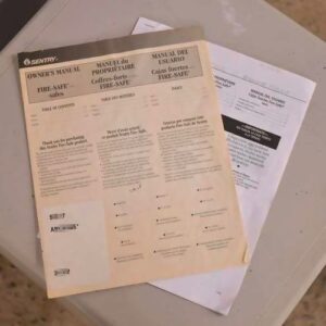How to find your Sentry Safe factory code or dial combination