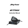 AnyTone AT-778UV mobile UHF/VHF two way radio User Manual