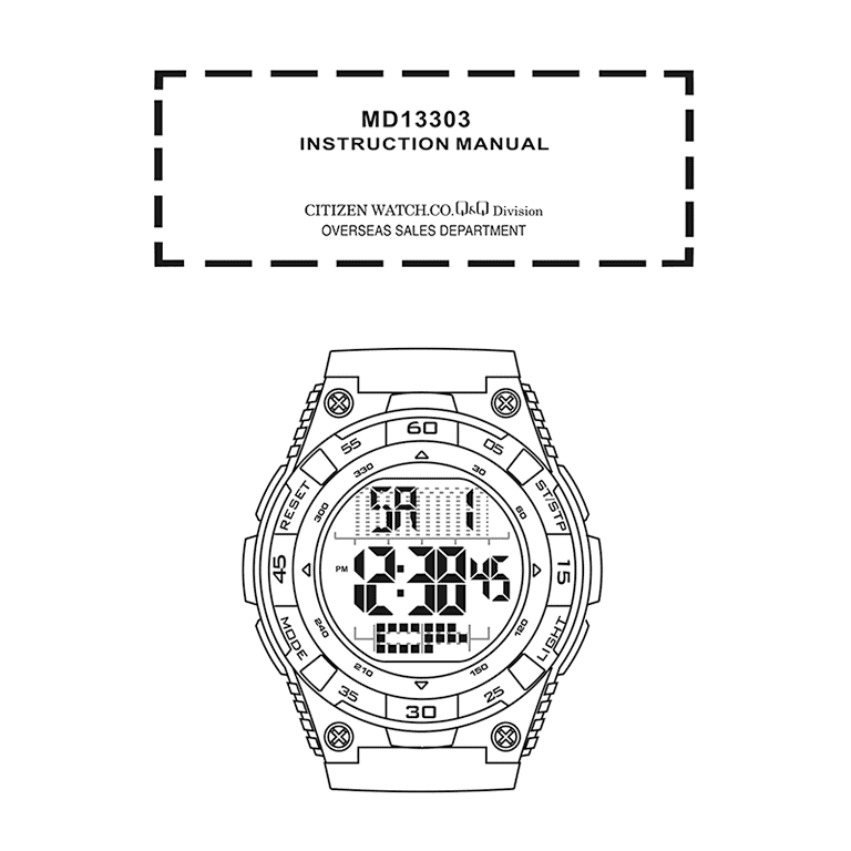 Armitron 40/8330 Pro Sport wr330ft digital watch User Manual
