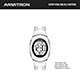 Armitron Dragonfly 45/7034 25mm wr330ft watch User Manual