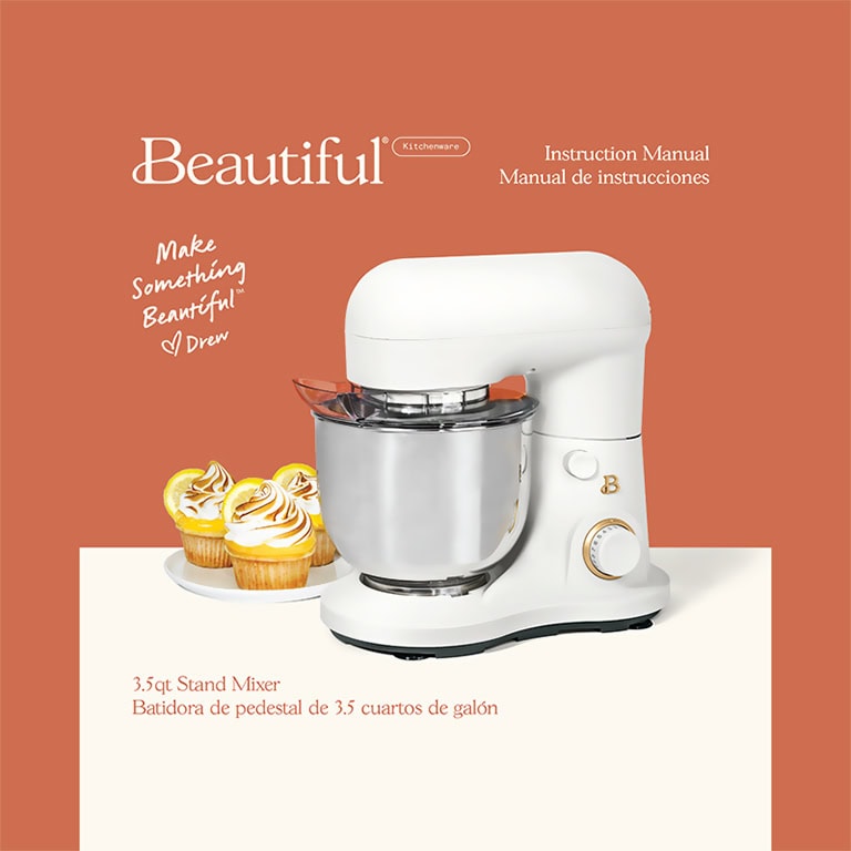 User manuals for BEAUTIFUL BY DREW appliances and furniture