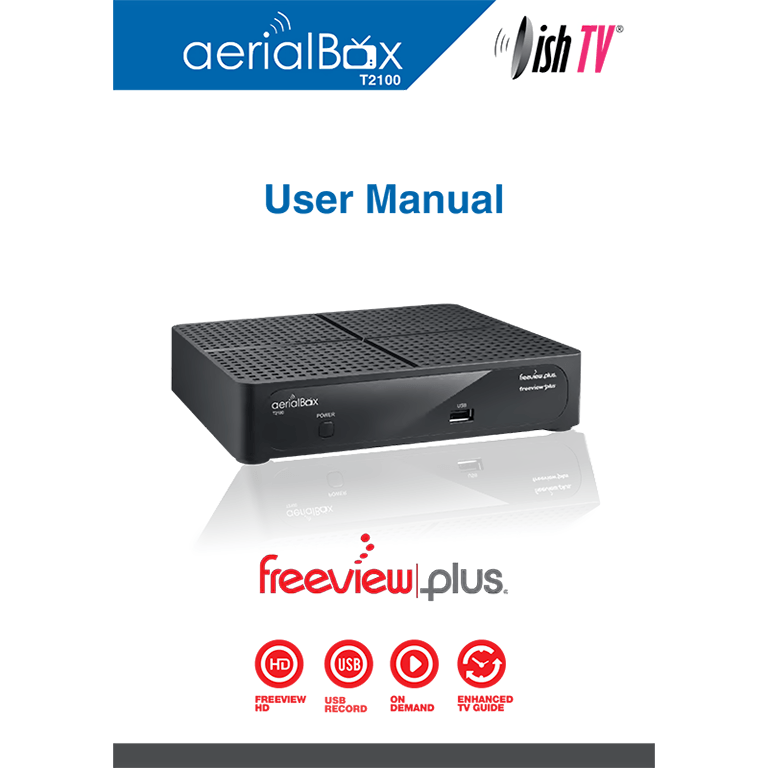 DishTV T2100 FreeviewPlus HD Terrestrial Receiver Manual