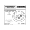 First Alert 9120B ionization smoke alarm User Manual