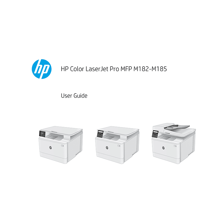 HP Color LaserJet Pro MFP M183fw Printer User Manual