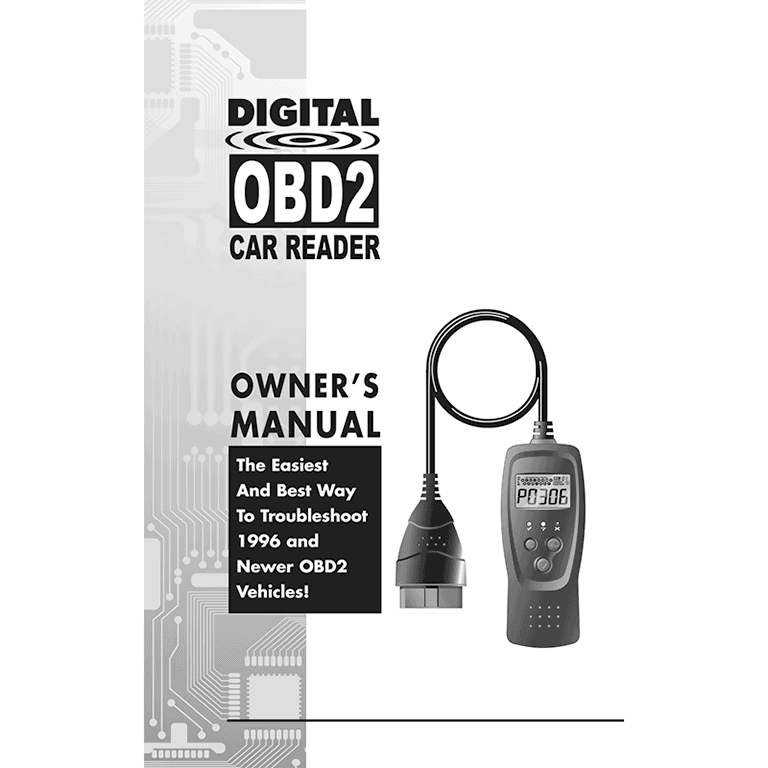 Innova 3020 OBD2 Car Reader User Manual