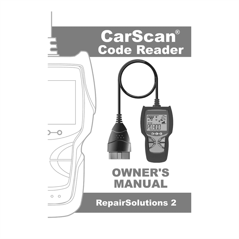 Innova 5110 CarScan ABS code reader User Manual