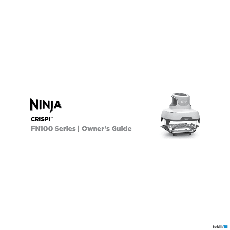 Ninja Crispi glass air fryer FN090 User Manual with Recipes