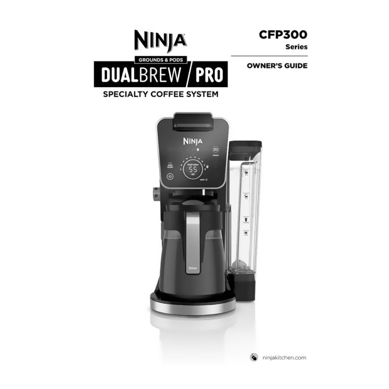 Ninja DualBrew Pro Specialty coffee system CFP305 Manual