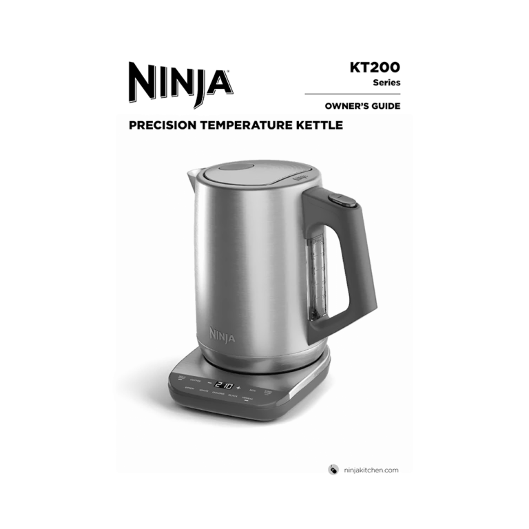 Ninja Precision Temperature Kettle KT200 User Manual