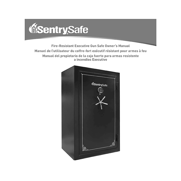 User manuals for SentrySafe security storage products
