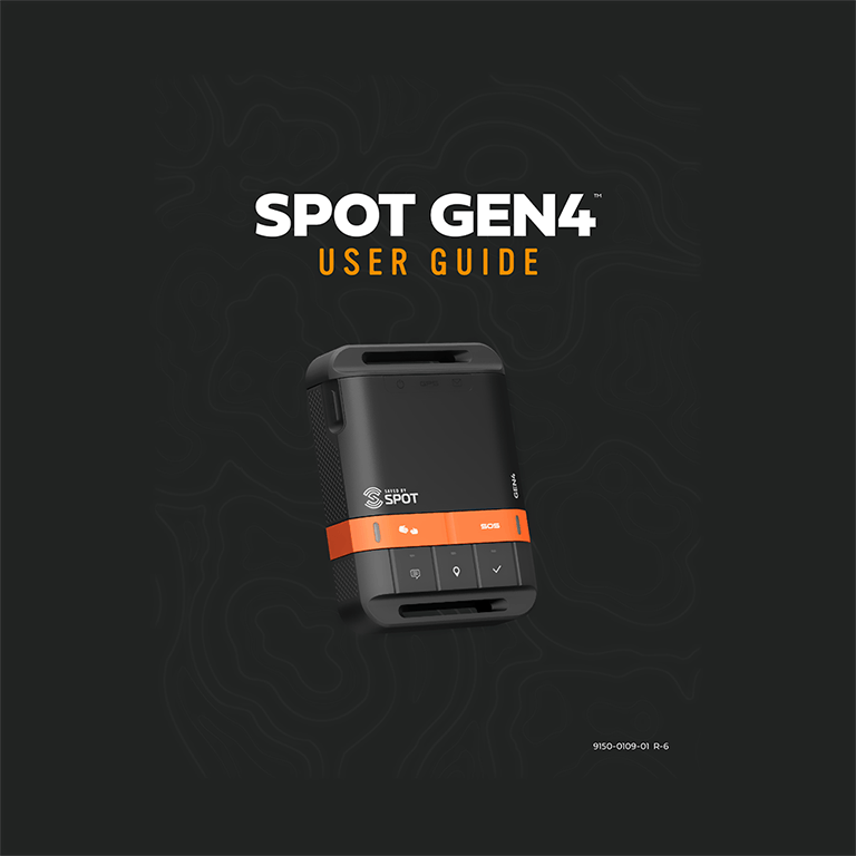 SPOT GEN4 satellite GPS messenger User Manual