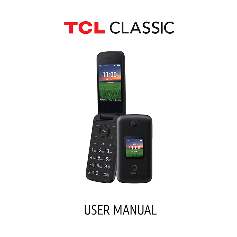 TCL CLASSIC flip phone (GSM/UMTS/LTE) User Manual